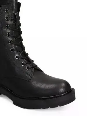 JULIE DEE Lace-up Combat Boots