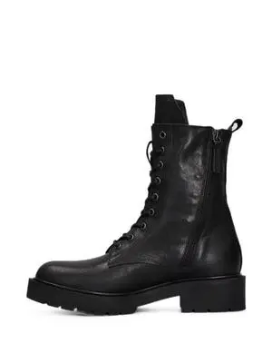 JULIE DEE Lace-up Combat Boots
