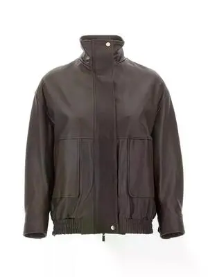 KAOS Leather Bomber Jacket