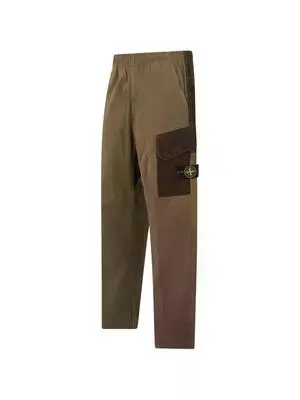 Stone Island Organic Panama Cotton + Nylon Cargo Trousers