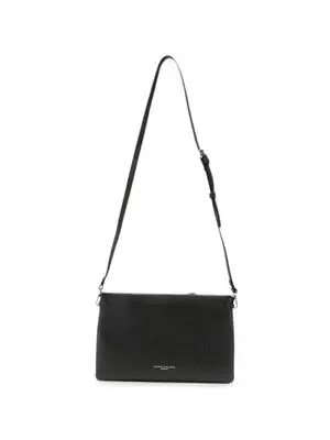 GIANNI CHIARINI Hermy Leather Clutch Bag - Black