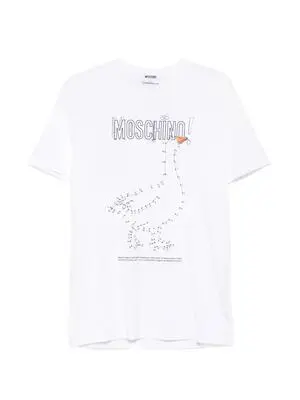 Moschino Logo-print Short-sleeve T-shirt - White