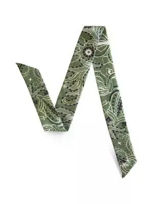MONT KIJI Azay Silk Wristband - Green