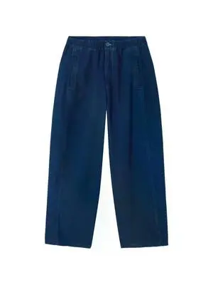 American Vintage Elasticated-waist Straight-leg Trousers