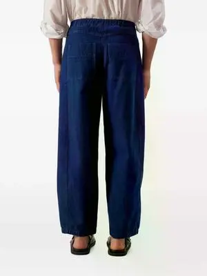 American Vintage Elasticated-waist Straight-leg Trousers