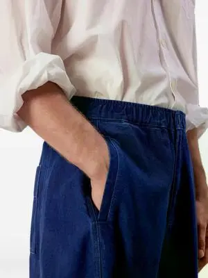 American Vintage Elasticated-waist Straight-leg Trousers