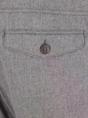 Eleventy Drawstring-waist Melange Trousers