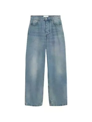 AMI Paris Baggy-fit Cotton Jeans - Blue