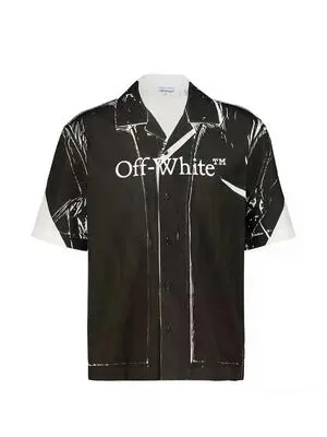 Off-White Bookish Bowling Shirt - Black