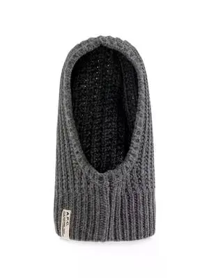 A.p.c. Ribbed-knit Balaclava - Grey