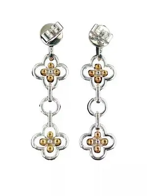 HYT JEWELRY Diamond Drop Earrings In 18k White Gold