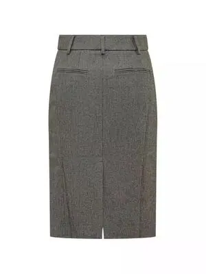 Andamane The Attico Xania Belt-loops Midi Skirt