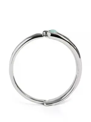 Monica Vinader Asymmetric Design Ring With Stone