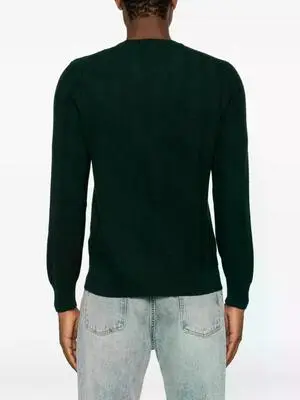 VENGERA Chevron-knit Long-sleeve Sweater