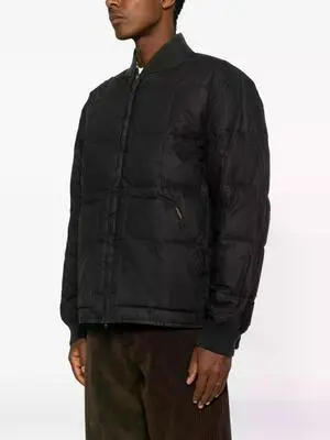 Filson Quilted Logo Patch Bomber Jacket