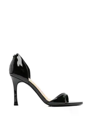 Guess Open Toe Heeled Sandals - Black