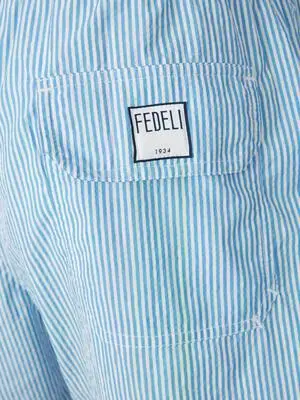 Fedeli Madeira Striped Swim Shorts