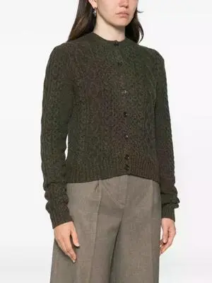 Eric Bompard Cable-knit Cashmere Cardigan