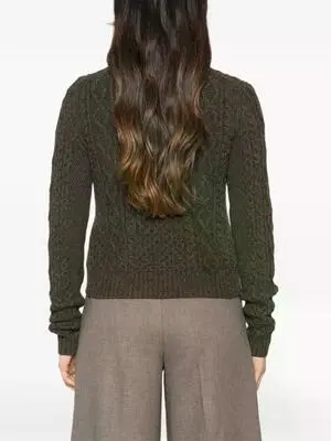 Eric Bompard Cable-knit Cashmere Cardigan