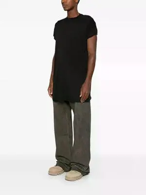 Rick Owens Seam-detail Cap-sleeve T-shirt - Black
