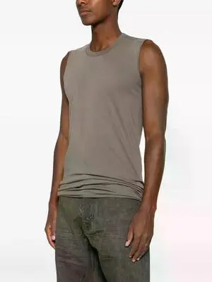 Rick Owens Basic Sl Exposed-seam Vest - Grey
