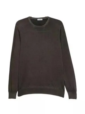 VENGERA Crew-neck Sweater - Brown