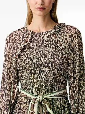 Farm Rio Abstract-pattern Mini Dress