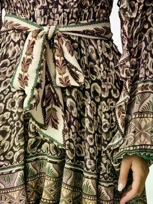Farm Rio Abstract-pattern Mini Dress