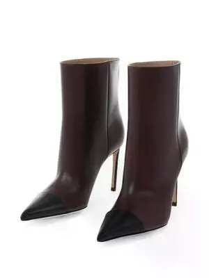 FRANCESCO RUSSO Contrast-toe Ankle Boots