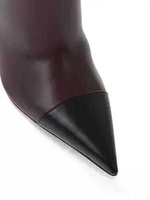 FRANCESCO RUSSO Contrast-toe Ankle Boots
