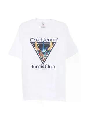 Casablanca Graphic-print T-shirt - White