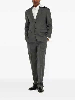 FERRAGAMO Wide-leg Chevron Trousers