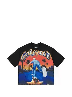 GODSPEED Kick Push Graphic-print T-shirt