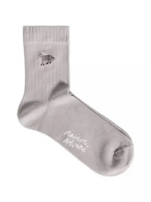 Maison Kitsuné Baby Fox Ribbed Socks