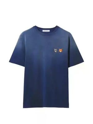 Maison Kitsuné Double Fox Head T-shirt - Blue