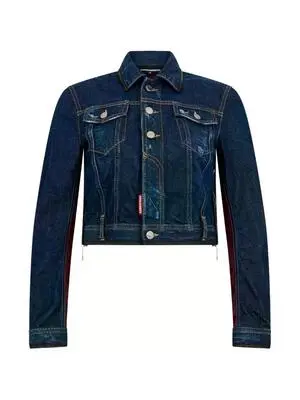 Dsquared2 Dark Bomber Jacket - Blue
