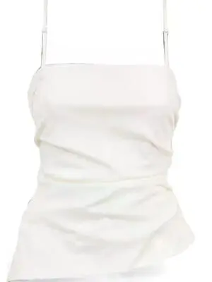 Simkhai Emerson Ruched Asymmetric Tank Top