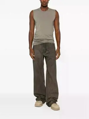 Rick Owens Raw-edge Seam-detail Vest