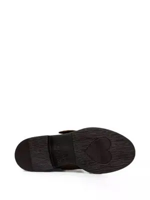 Moschino Logo-lettering Touch-strap Boots