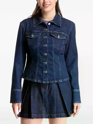 Calvin Klein Sculpt Trucker Shirt - Blue