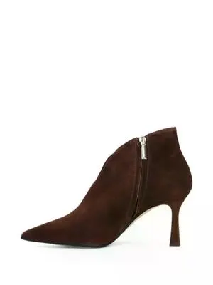 THE SELLER Pointed-toe V-cut Ankle Boots