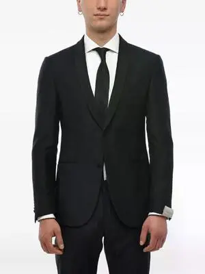 Corneliani Satin-lapel Virgin-wool Suit