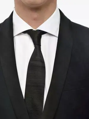 Corneliani Satin-lapel Virgin-wool Suit