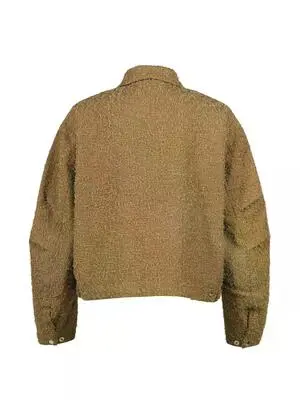 FILTH Textured Zip-up Jacket - Brown