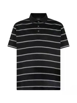 Paul & Shark Striped Short-sleeve Polo Shirt - Black