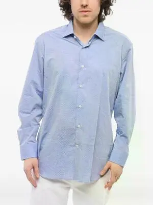 DEL CARMINE French-collar Poplin Shirt