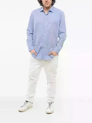 DEL CARMINE French-collar Poplin Shirt