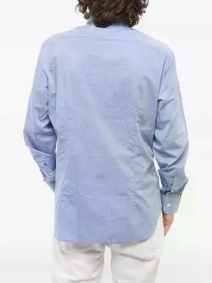 DEL CARMINE French-collar Poplin Shirt
