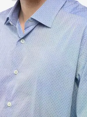DEL CARMINE French-collar Poplin Shirt