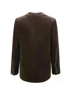 LARDINI Velvet Shawl-lapel Jacket